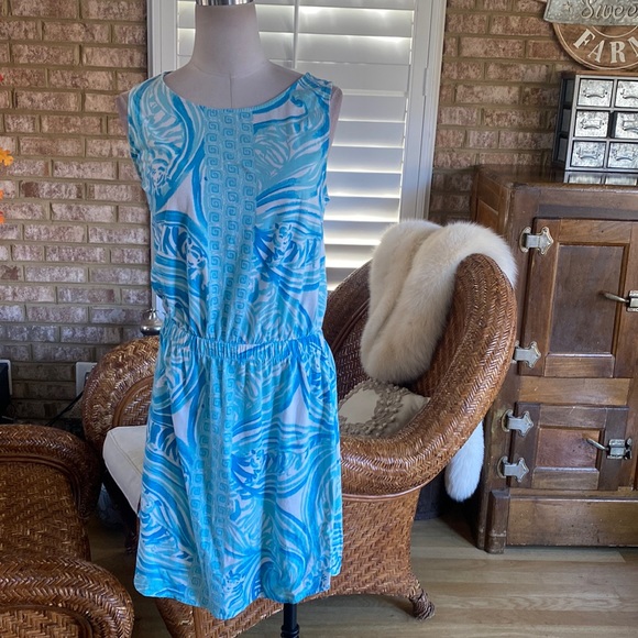 Lilly Pulitzer | Dresses | Lilly Pulitzer Windward Dress Sea Ruffles ...